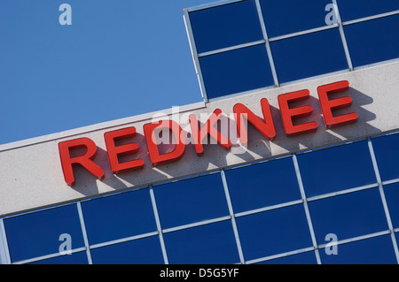 Redknee Sign Logo, Headquarters Mississauga, Ontario, Canada Stock ...