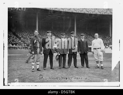 Umpires, World Series, '13, 1913. Shows managers and umpires before ...