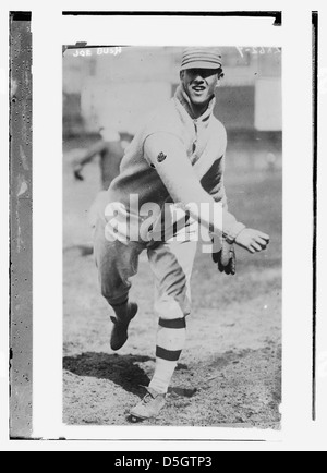 Joe Bush, a pitcher for the Philadelphia Athletics, is shown in this ...