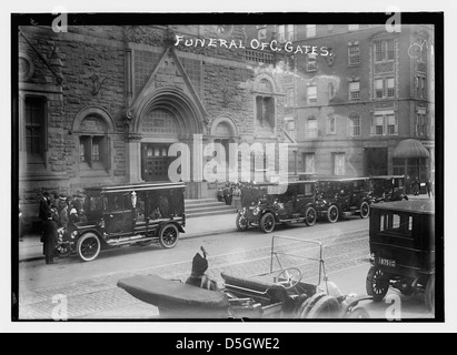 The funeral of Charles Gilbert Gates, held at Madison Avenue Methodist ...
