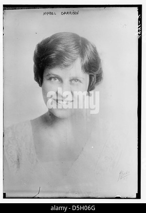 Mabel Garrison, an opera singer, is captured in this photograph. Known ...