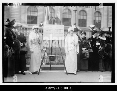 This photograph shows Mrs. Sidney Berg and Mrs. Calvin Thompkins ...