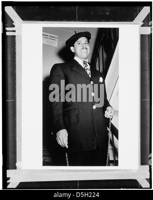 A portrait of Cab Calloway, the renowned American jazz singer, dancer ...