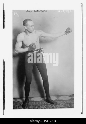 Jack Blackburn, an influential American boxer, is shown in this 1914 ...
