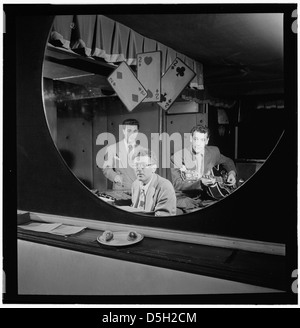 This portrait captures Terry Gibbs, Harry Biss, and Bill (Buddy) De ...