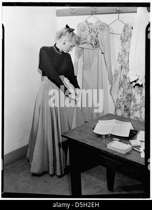 A portrait of June Christy, an American jazz singer, captured around ...