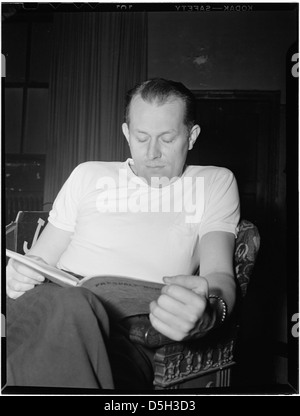 A portrait of Vaughn Monroe, an American singer and bandleader, taken ...