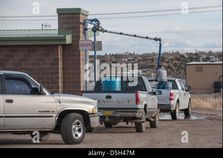 March 28, 2013 - Gallup, New Mexico, U.S - VIOLET BEGAY, left, and her ...