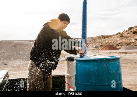 March 28, 2013 - Gallup, New Mexico, U.S - VIOLET BEGAY, left, and her ...