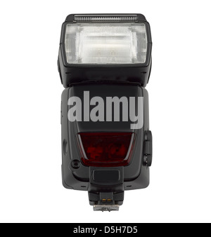 Camera flash isolated on white background Stock Photo - Alamy