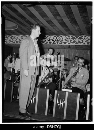 This image from December 1946 captures jazz trombonist Sam Donahue ...