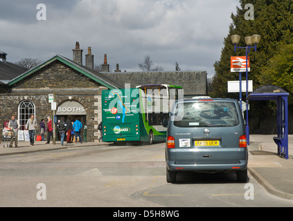 Windermere rail station. Windermere, Lake District National Park ...