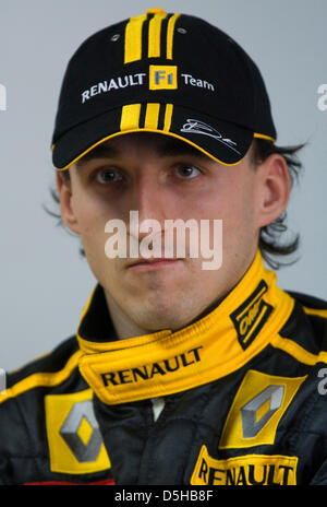 Robert Kubica during the test of F1 celebrated at Circuit of ...