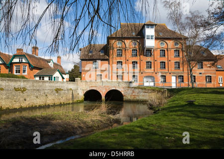 Hawks Mill watermill built 1884 now converted to housing, Needham ...