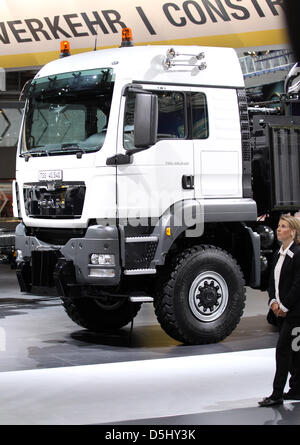 MAN vehichles are pictured at the IAA Frankfurt Motor Show for ...