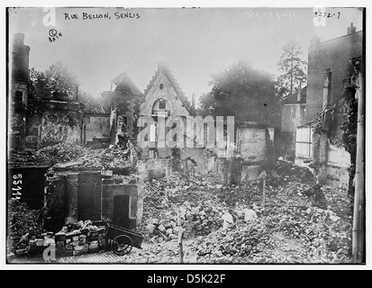 A photograph of Rue Bellon in Senlis, France, highlighting the ...