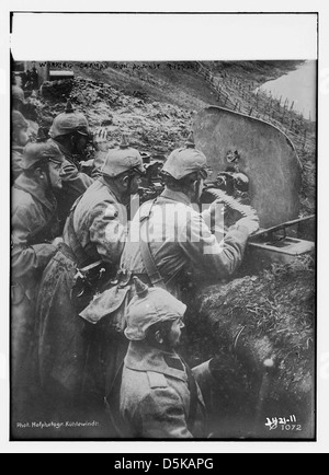 German machine gun Maschinengewehr 08 / MG 08/15 of the First World War ...