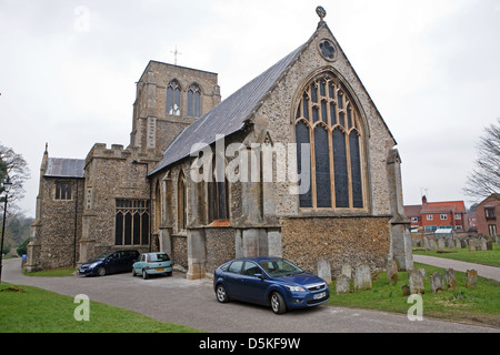 Dereham town sign, Norfolk Stock Photo - Alamy