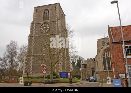Dereham town sign, Norfolk Stock Photo: 15188585 - Alamy