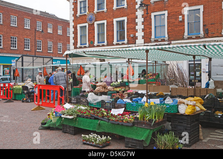 Dereham Market Place in Norfolk UK Stock Photo - Alamy