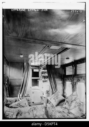 This image shows the interior of the 1920s Model 719, a 36-passenger ...