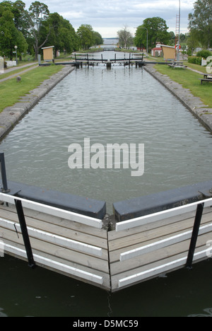 Sweden, Gota Kanal, Berg lock flight, the Wilhelm Tham operating Stock ...