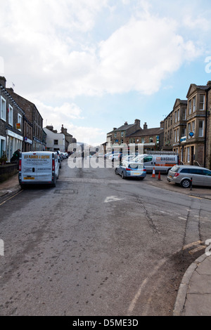 Main street Hawes. Yorkshire Dales Stock Photo - Alamy