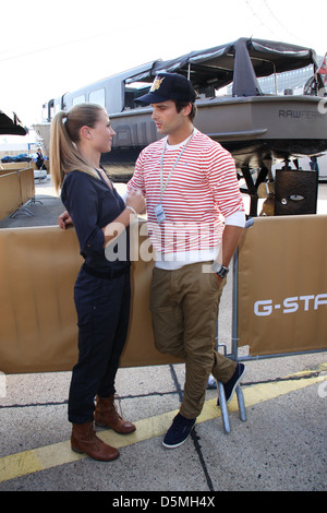 Patrick Nuo and wife Molly the G-Star Fashion Show Bread & Butter ...