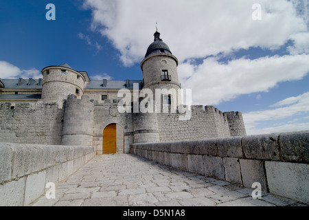 Ancient castle simancas city next to Valladolid in spain Stock Photo ...