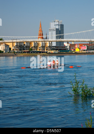 White bridge in Osijek Stock Photo - Alamy