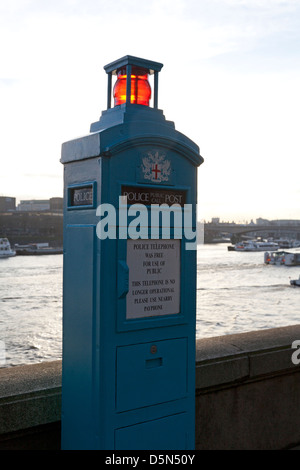 Old police box Stock Photo - Alamy