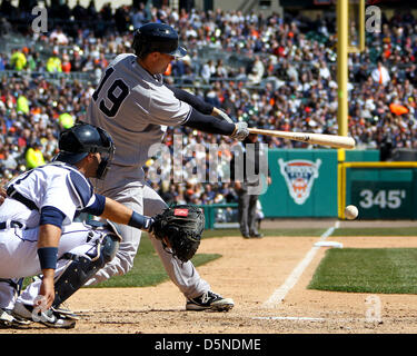 Detroit, Michigan, USA. 5th April 2013. Detroit Tigers first baseman ...