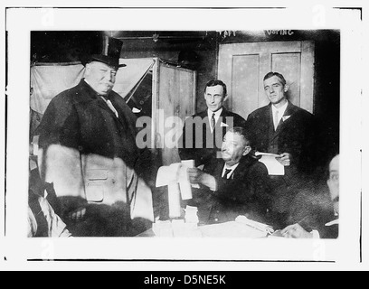 This image shows President William Howard Taft attending the funeral of ...