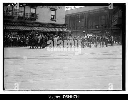 A photograph of General Frederick Dent Grant’s coffin being transported ...