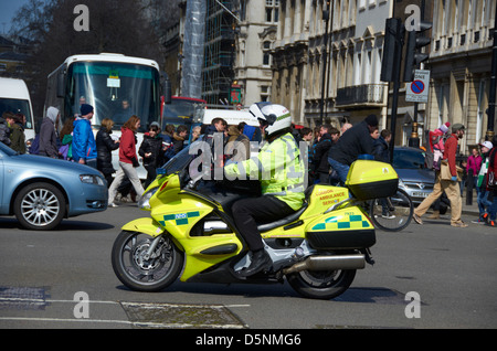 a london metropolitan ambulance service motorcycle for a paramedic ...