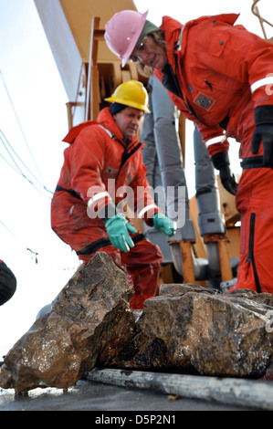 This image features the USCG Cutter Healy, a United States Coast Guard ...