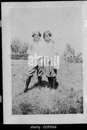 This photograph features Helen Richey, the first female commercial ...