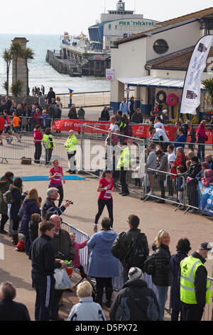 Bournemouth, UK 7 April 2013. Bournemouth's only coastal half marathon ...