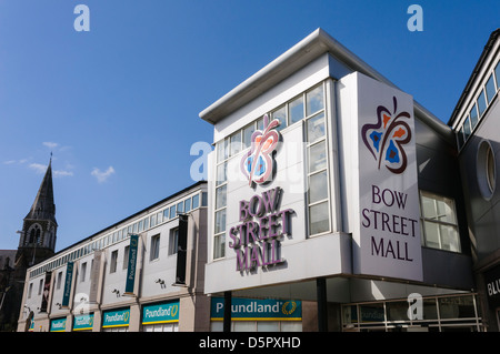 Front entrance to Bow Street Mall shopping centre Stock Photo - Alamy