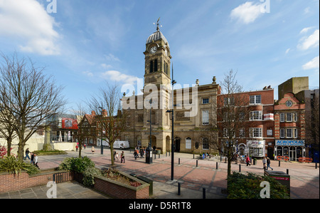 Market Place, Derby City Centre, Derby, Derbyshire, England, UK Stock ...