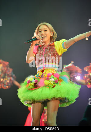 Japanese singer Nishino Kana held a concert in Hong Kong, China on ...