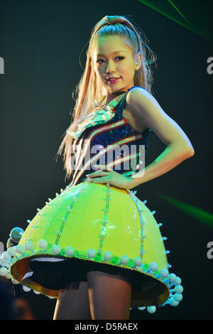 Japanese singer Nishino Kana held a concert in Hong Kong, China on ...