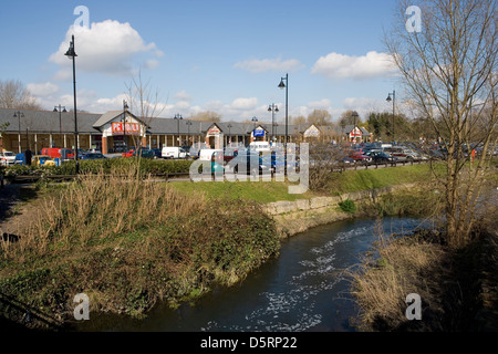 Two Rivers Shopping Centre Staines Stock Photo - Alamy