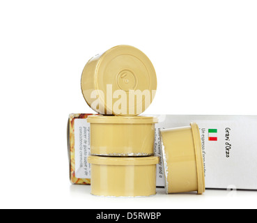 Pods of barley on white background Stock Photo - Alamy