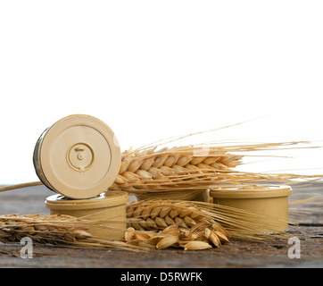 Pods of barley Stock Photo - Alamy