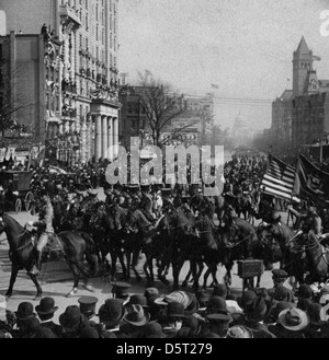 Inaugural parade of Theodore Roosevelt, March 4, 1905 Stock Photo - Alamy