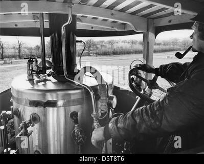 Atkinson steam wagon 1920's Stock Photo - Alamy