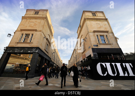 General view of The Southgate shopping centre in Bath Somerset UK Stock ...