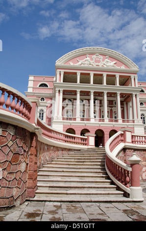 Opera house, Amazonas theater front details Manaus Amazonas Brazil ...