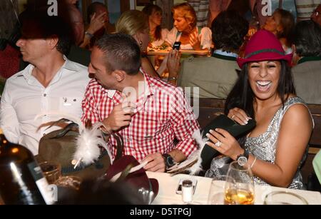 FC Bayern Munich star player Franck Ribery and his wife Wahiba visit ...